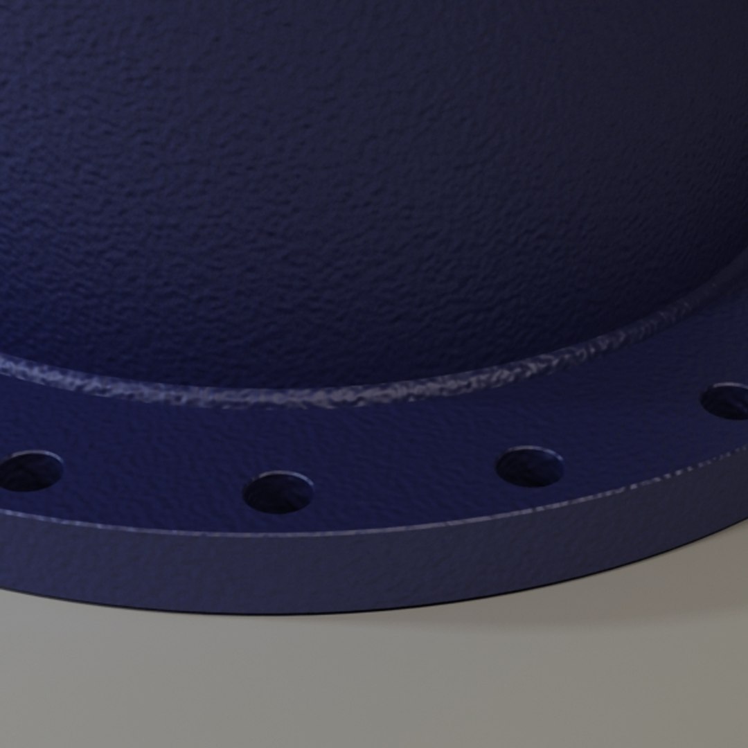 flanged bend socket 24 3d max