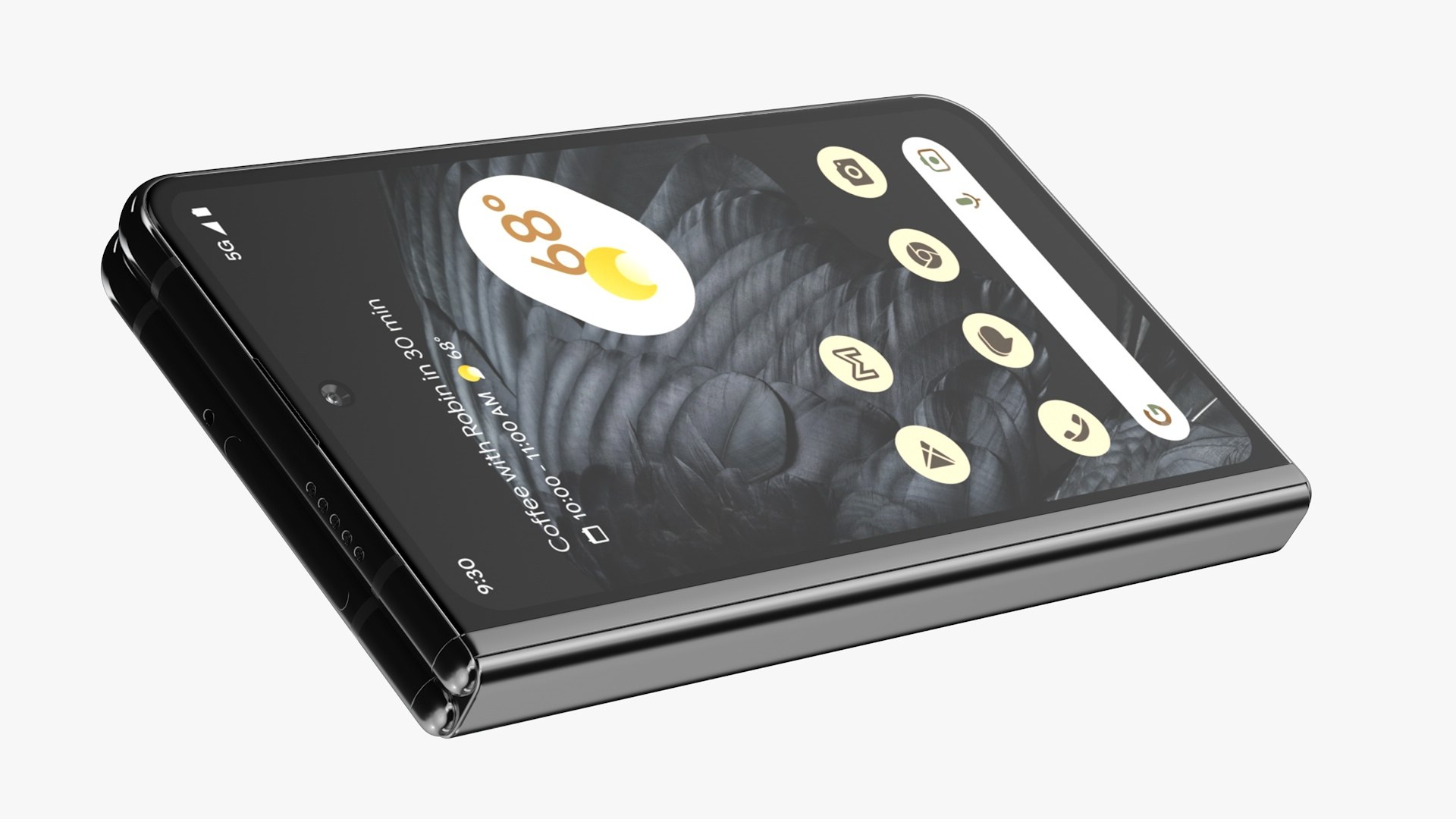 Google Pixel Fold Obsidian 3D - TurboSquid 2073842