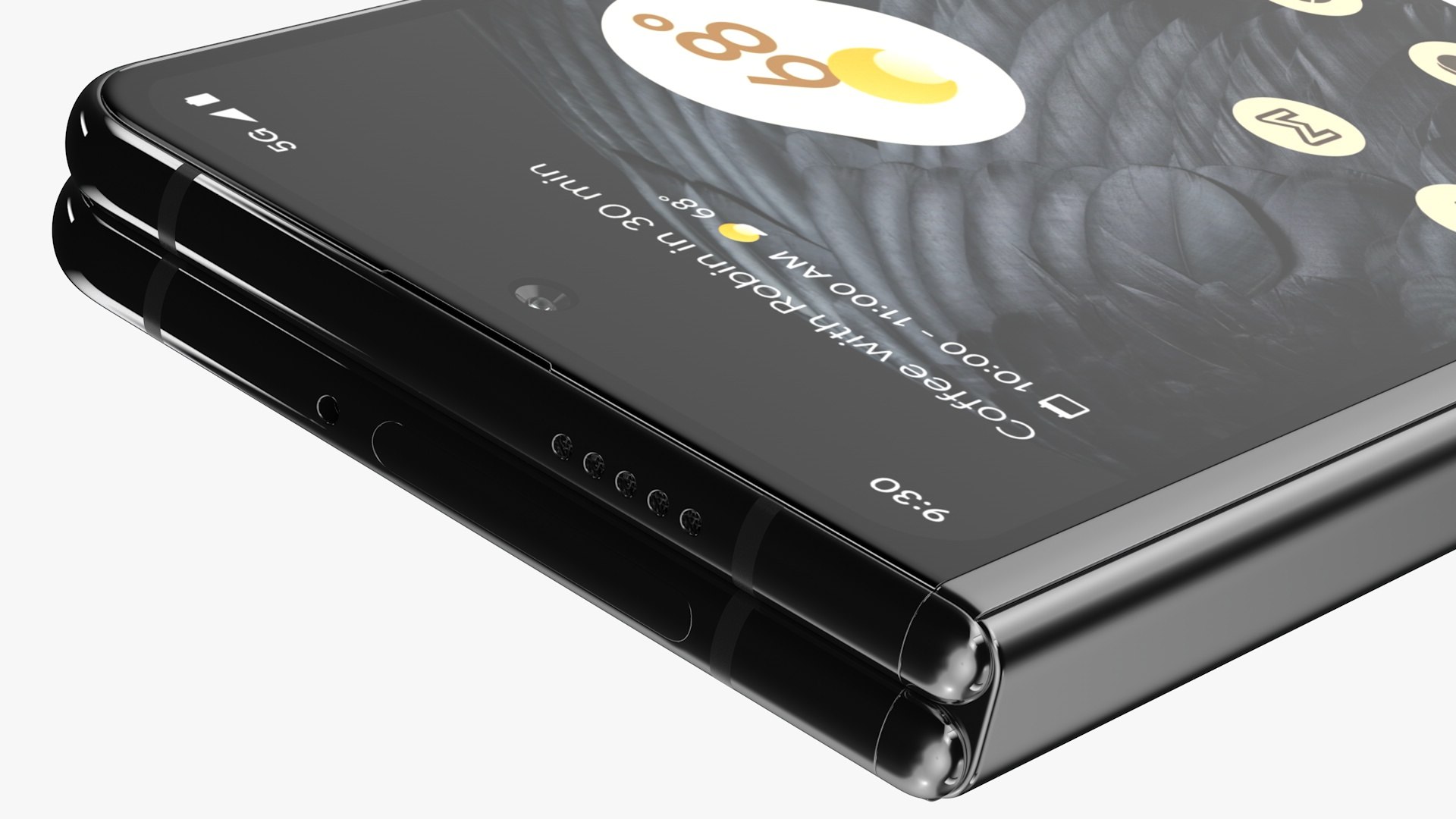 Google Pixel Fold Obsidian 3D - TurboSquid 2073842