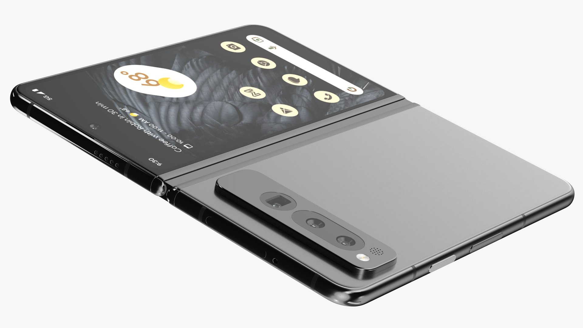 Google Pixel Fold Obsidian 3D - TurboSquid 2073842