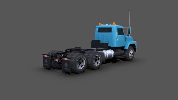 International 2574 semi truck 3D model - TurboSquid 1723053