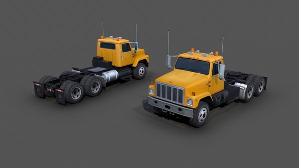 International 2574 semi truck 3D model - TurboSquid 1723053