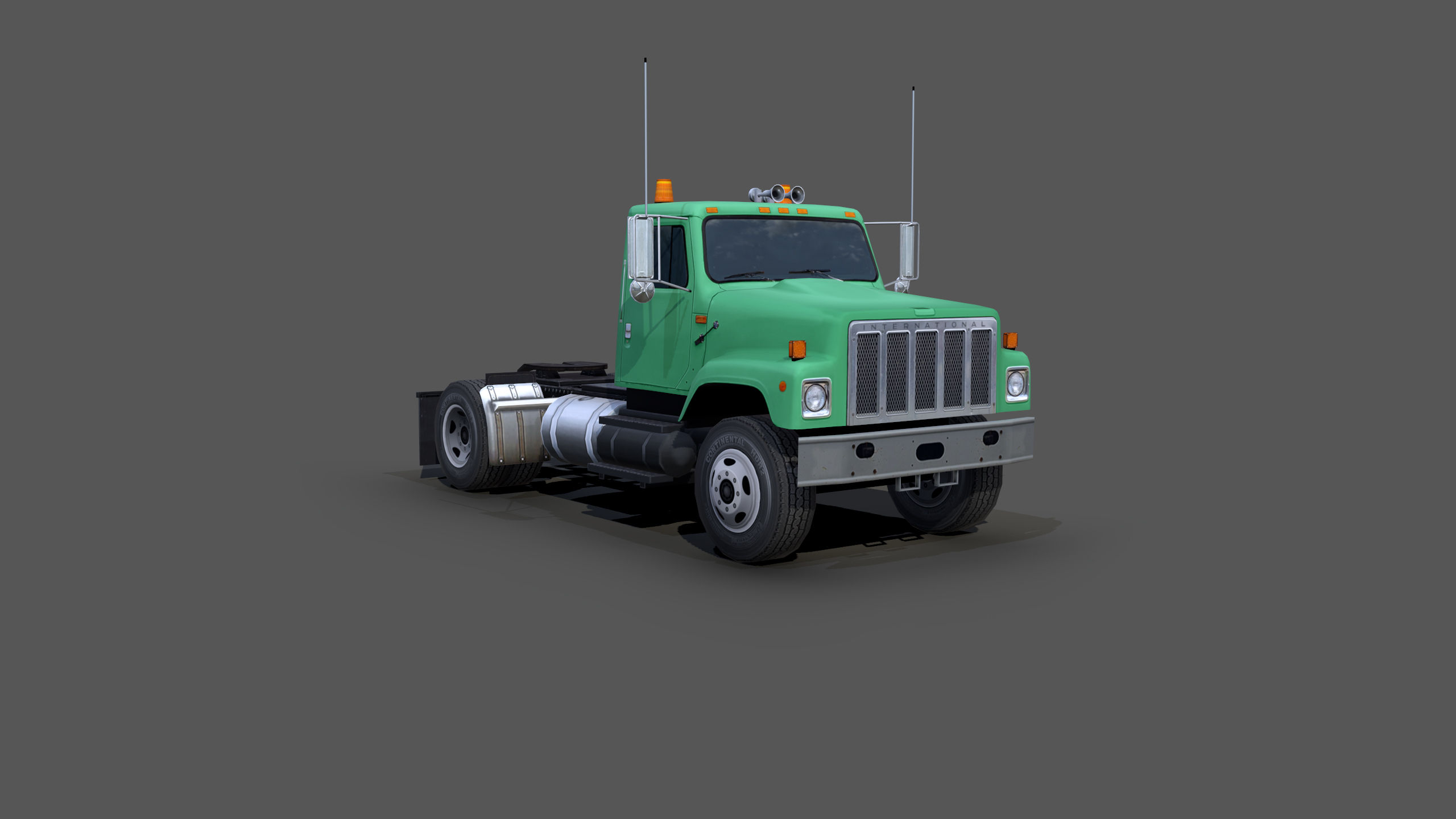 International 2574 semi truck 3D model - TurboSquid 1723053