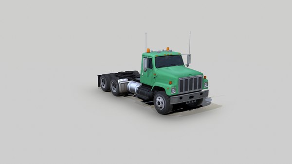 International 2574 semi truck 3D model - TurboSquid 1723053
