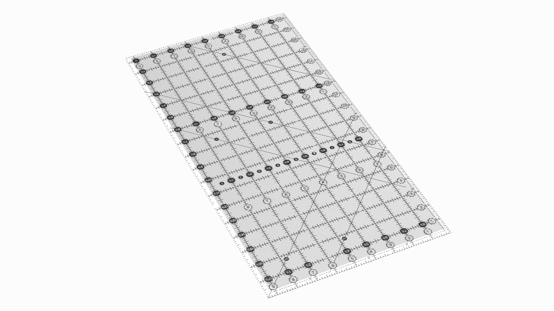 Sew Easy Quilting Ruler 3D Model - TurboSquid 2184575