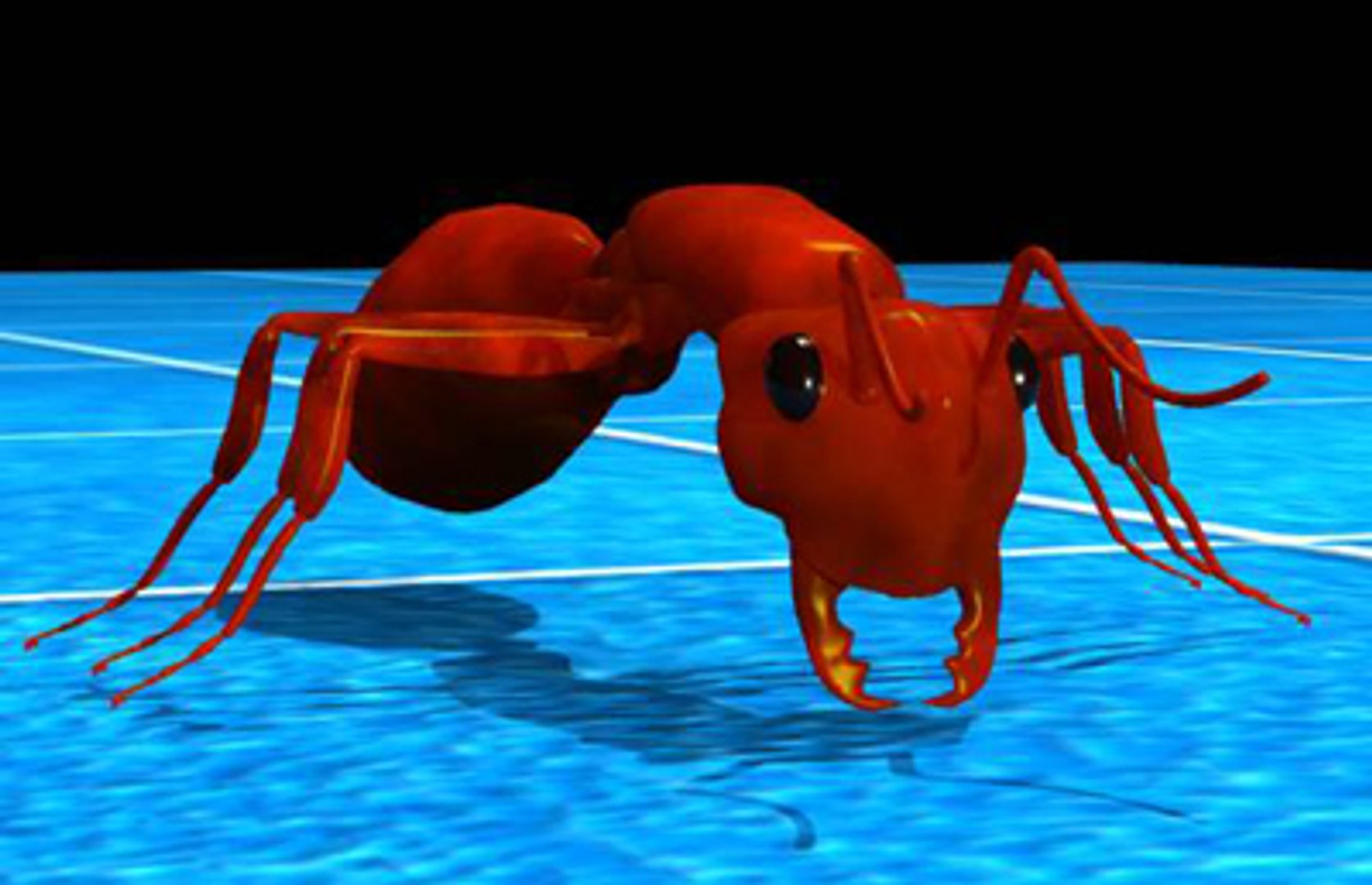 3d Fire-ant Ant Model