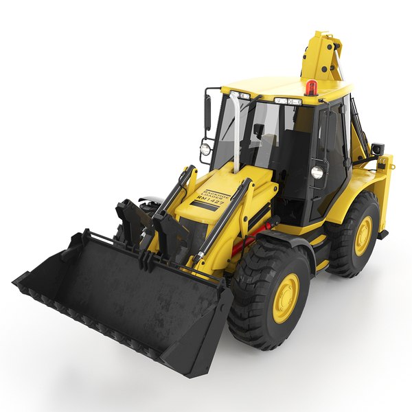 3d model heavy construction machinery equipment