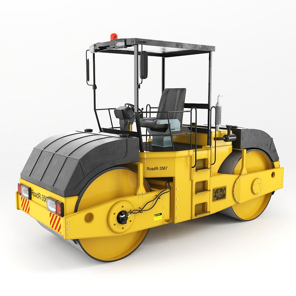 3d model heavy construction machinery equipment