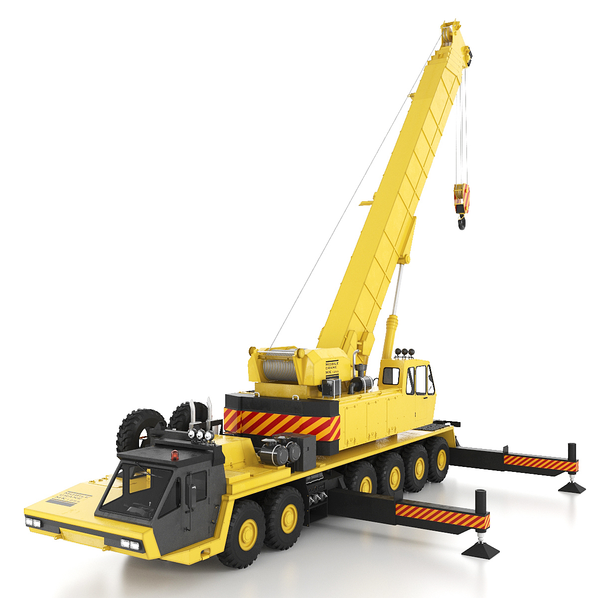 3d model heavy construction machinery equipment