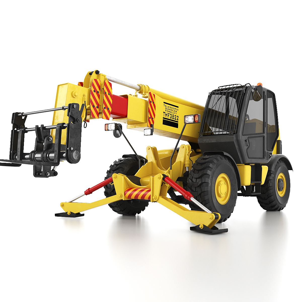 3d model heavy construction machinery equipment