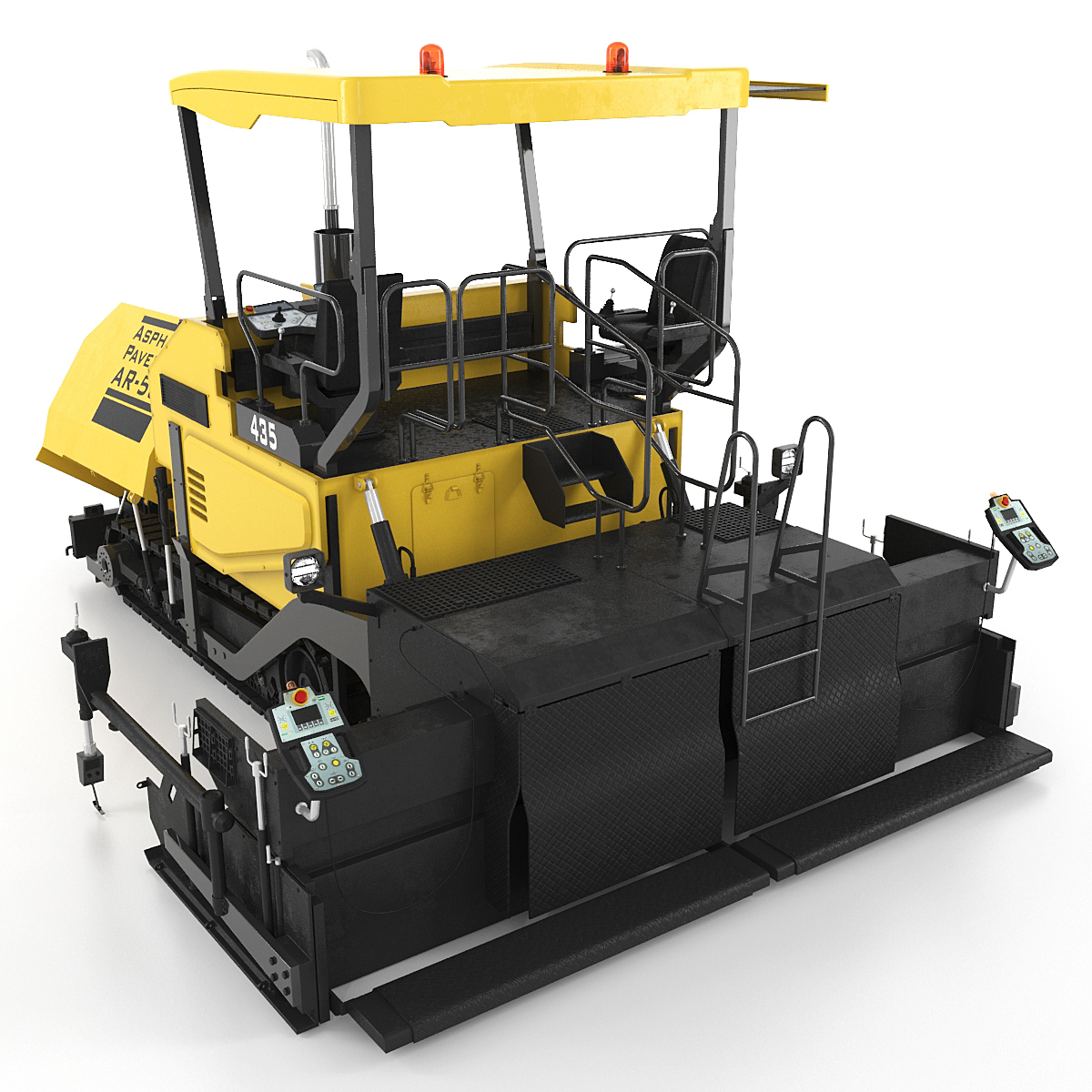 3d model heavy construction machinery equipment
