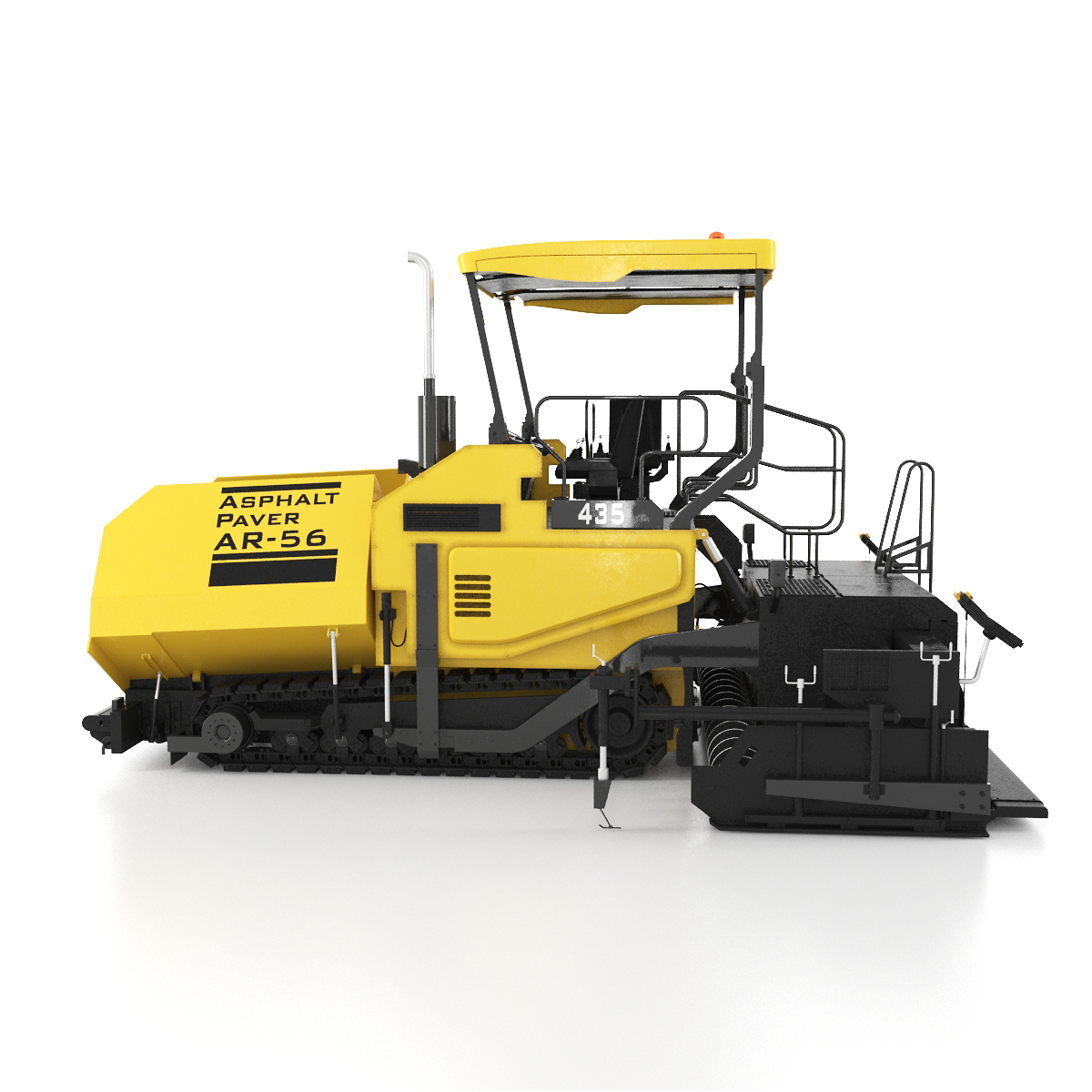 3d model heavy construction machinery equipment
