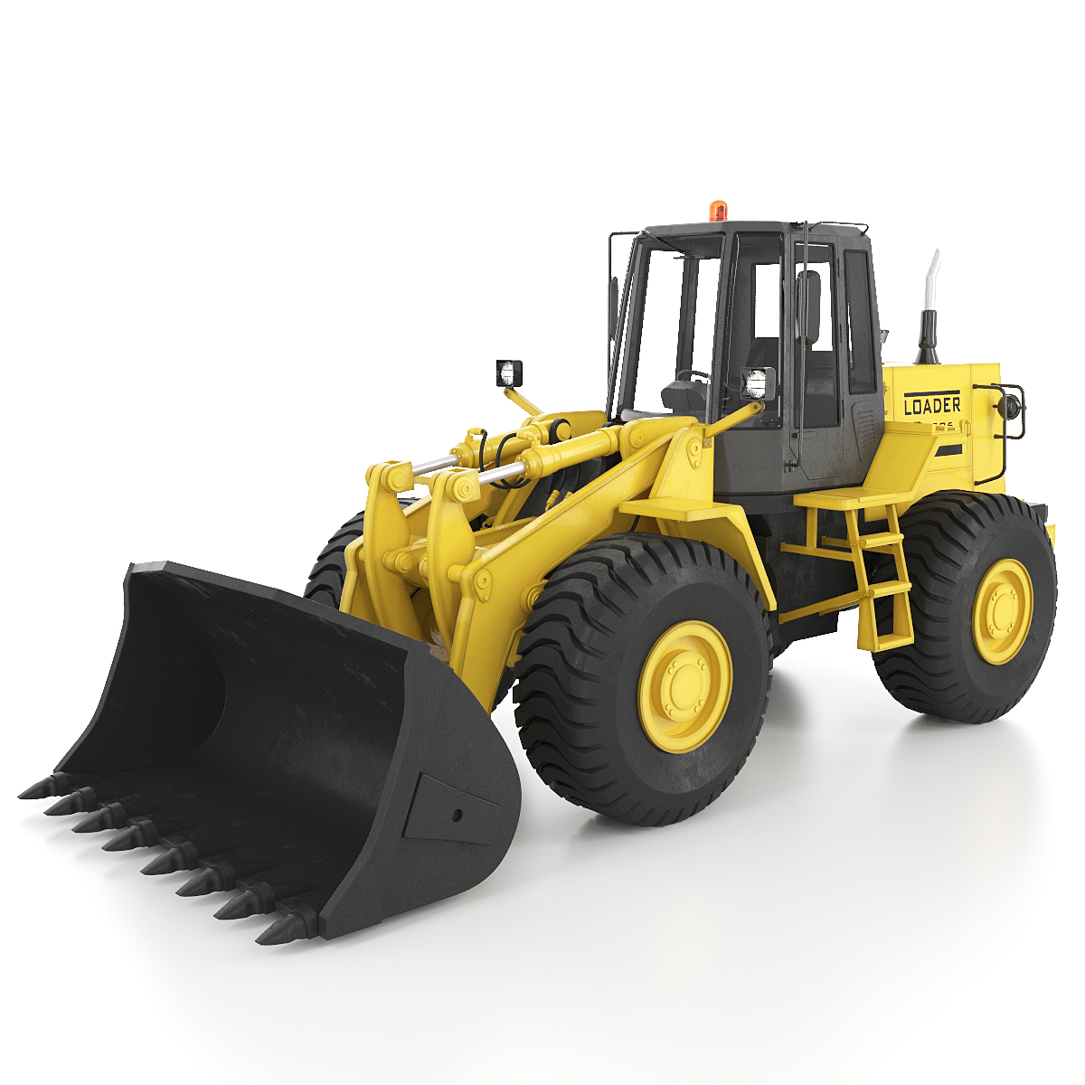 3d model heavy construction machinery equipment