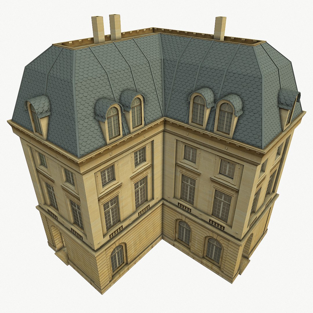3D Classical Building Model - TurboSquid 1337921
