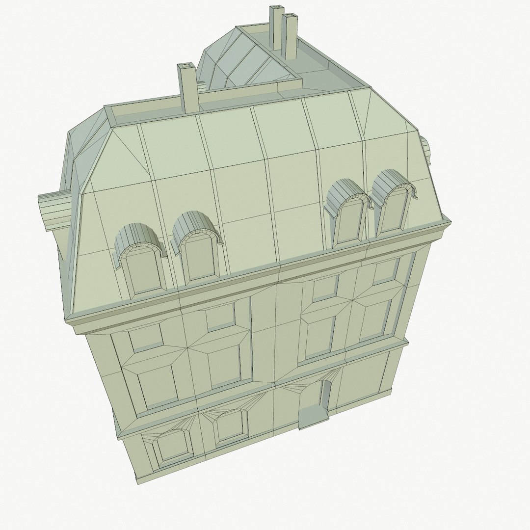 3D Classical Building Model - TurboSquid 1337921
