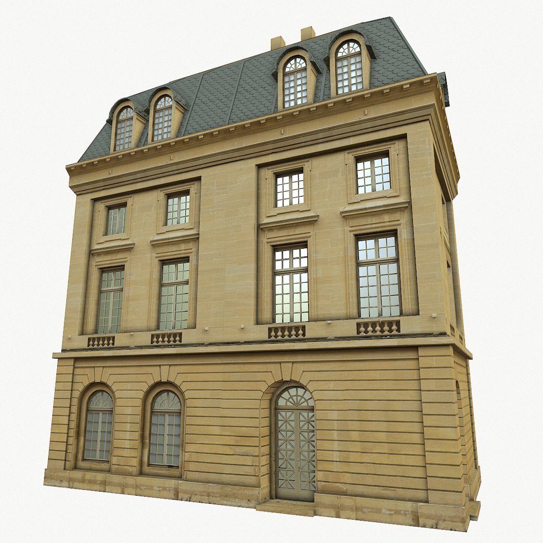 3D Classical Building Model - TurboSquid 1337921