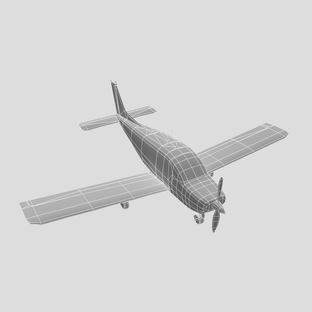 3d beech 19 sport sax model