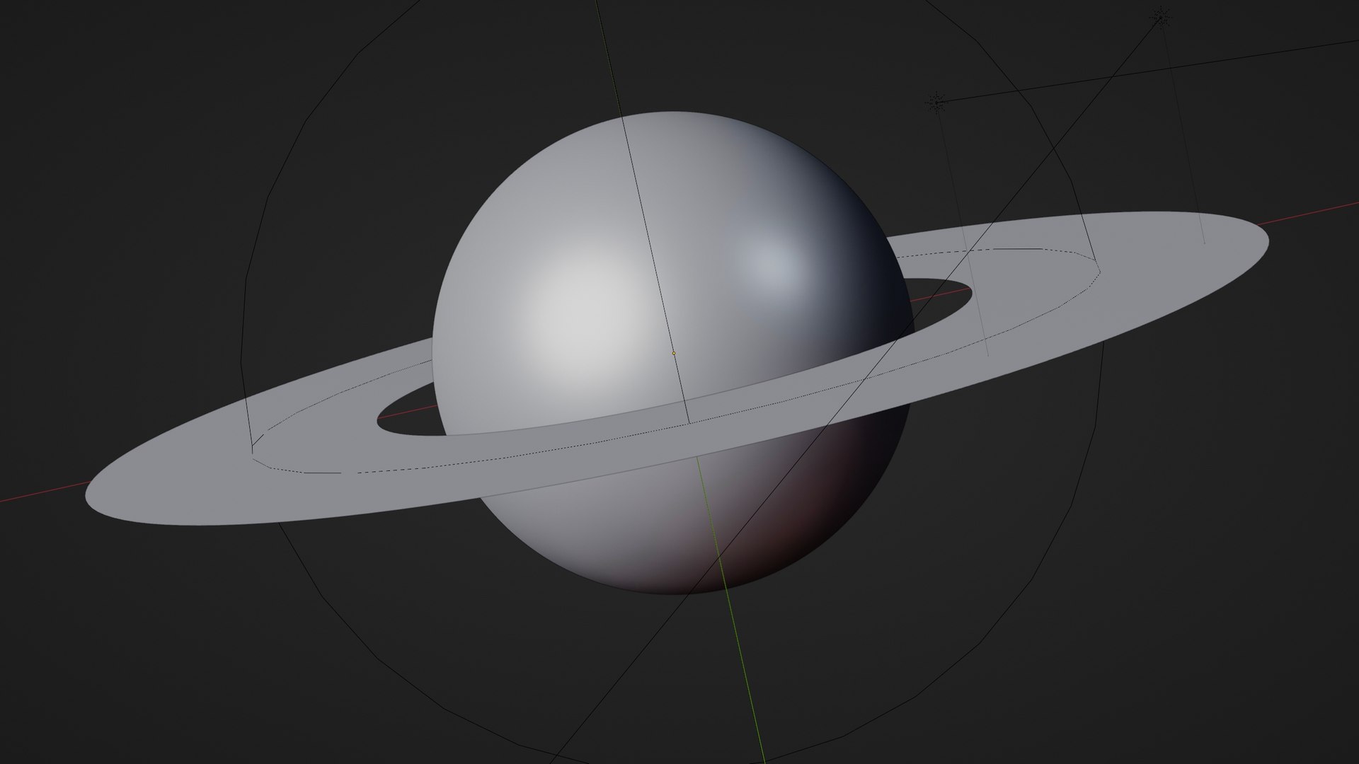 3D Futuristic Stylized Ringed Planet - TurboSquid 2414663