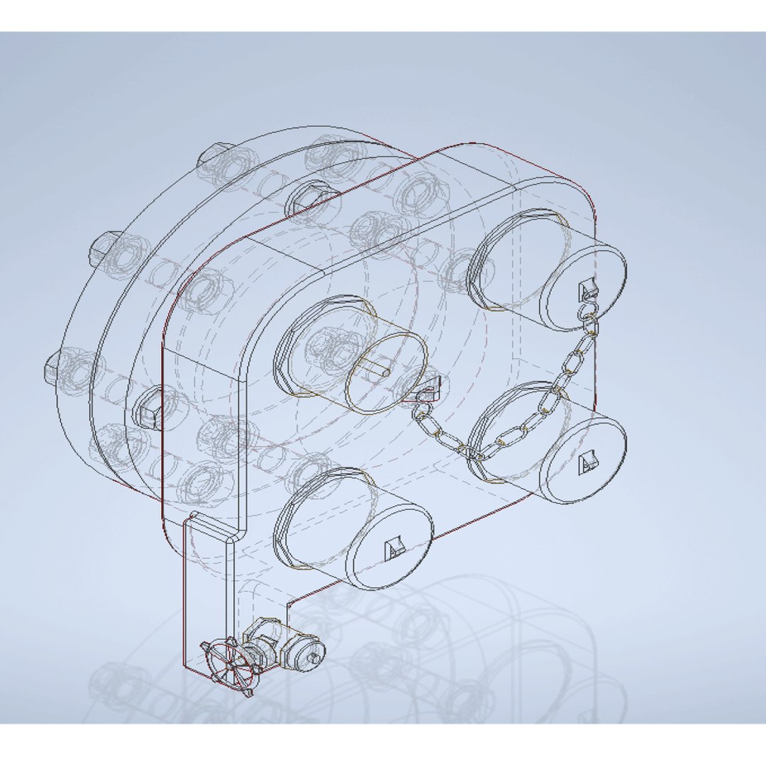 4 Way Breeching Inlet Model - TurboSquid 1453644