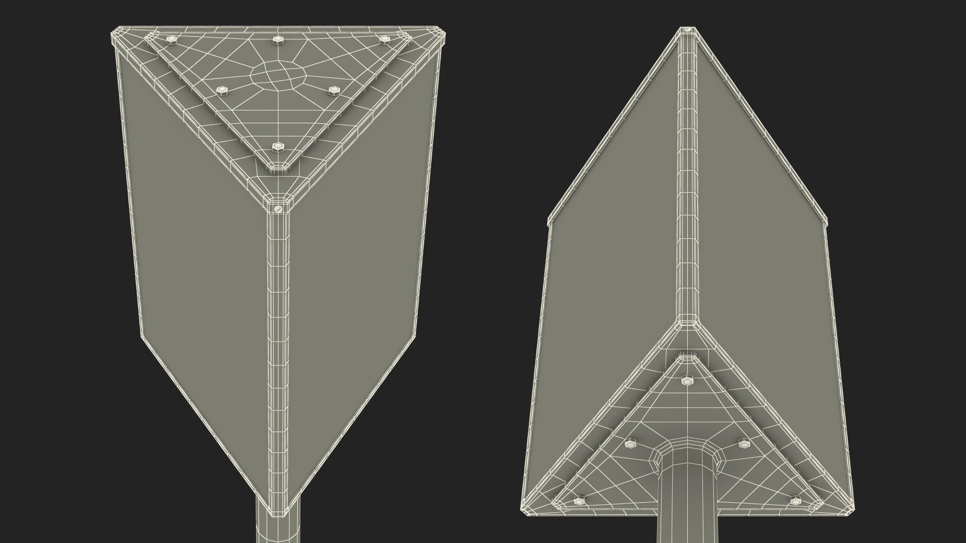 3D Metro Direction Sign Model - TurboSquid 2383507
