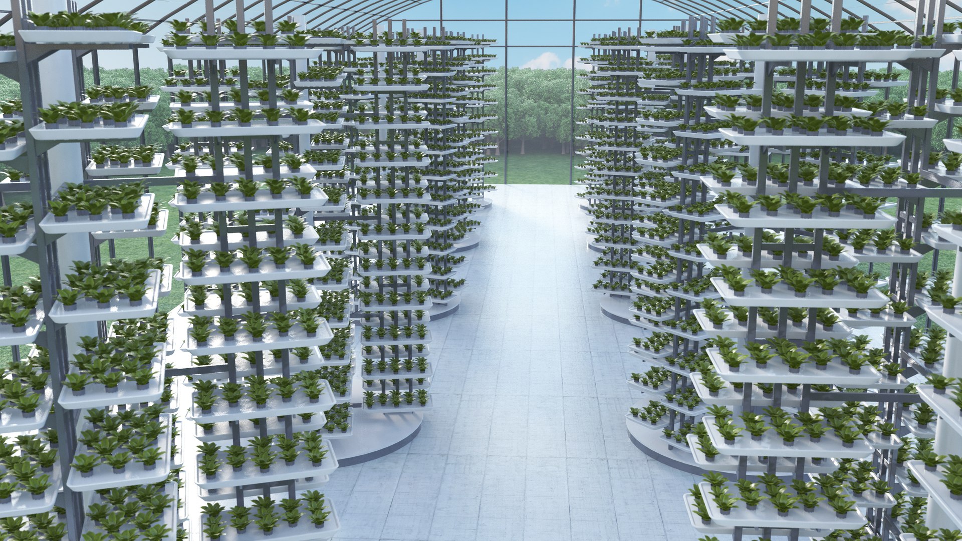 Hydroponics Vertical Farm 08 3D - TurboSquid 1883796