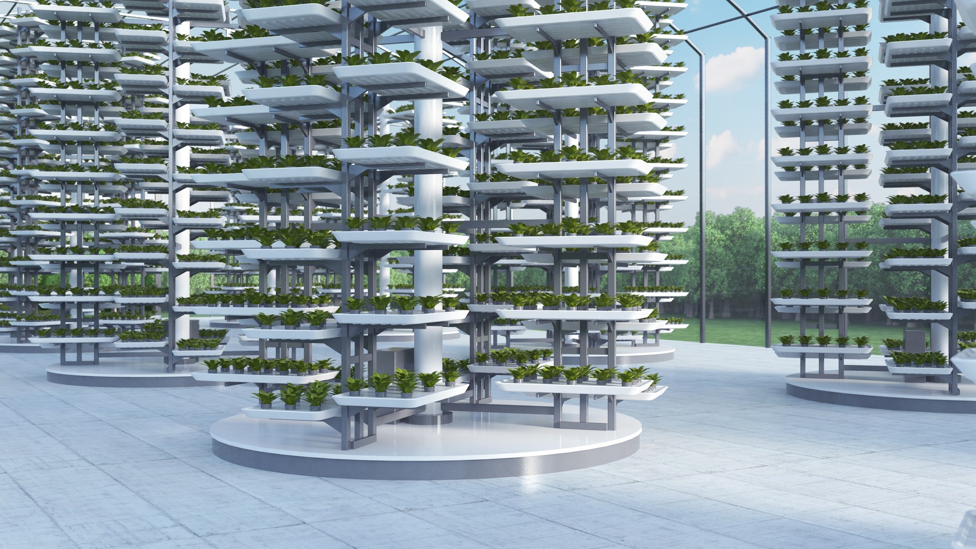 Hydroponics Vertical Farm 08 3D - TurboSquid 1883796