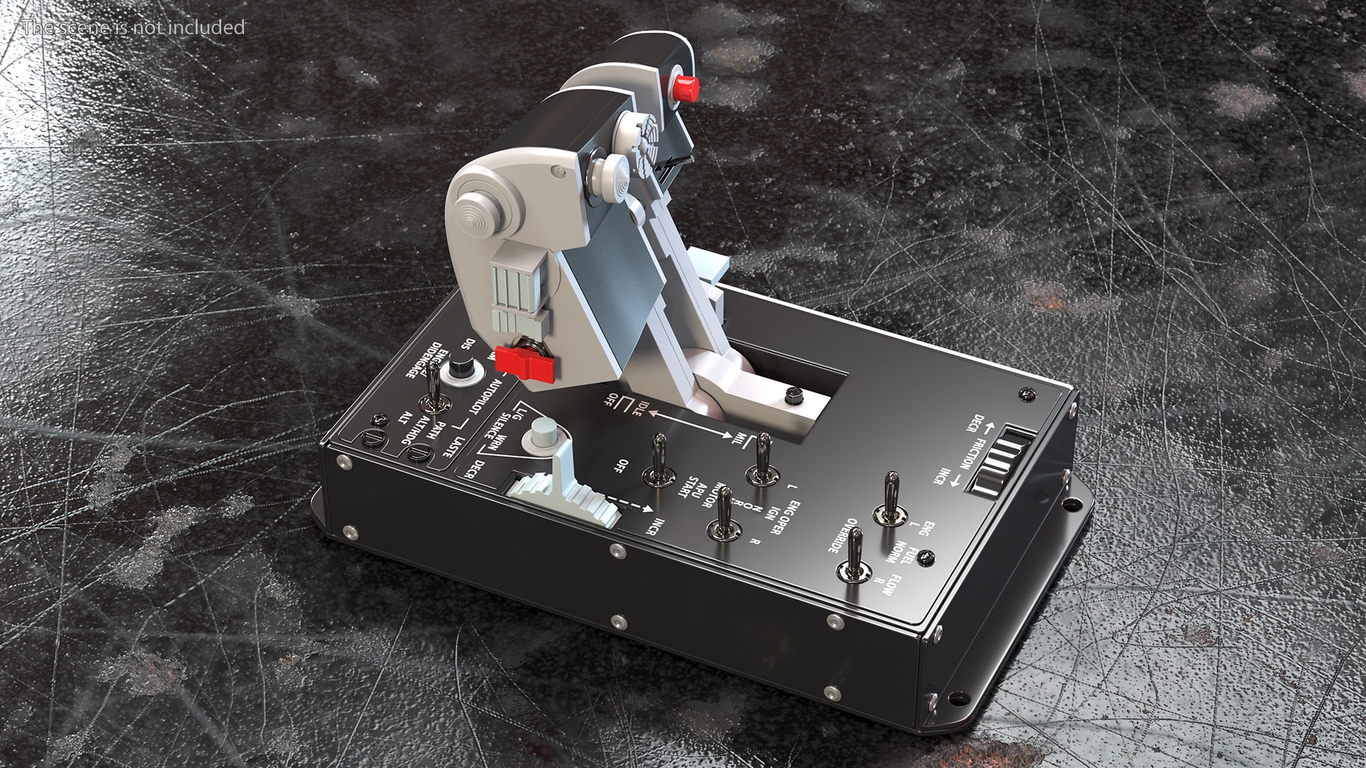 Dual Throttles Game Controller 3D Model - TurboSquid 1731794