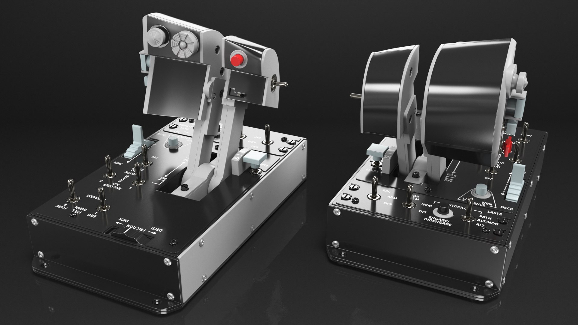 Dual Throttles Game Controller 3D model - TurboSquid 1731794