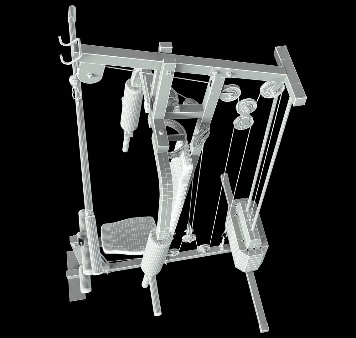Bodybuilding Station 3D Model - TurboSquid 1467001
