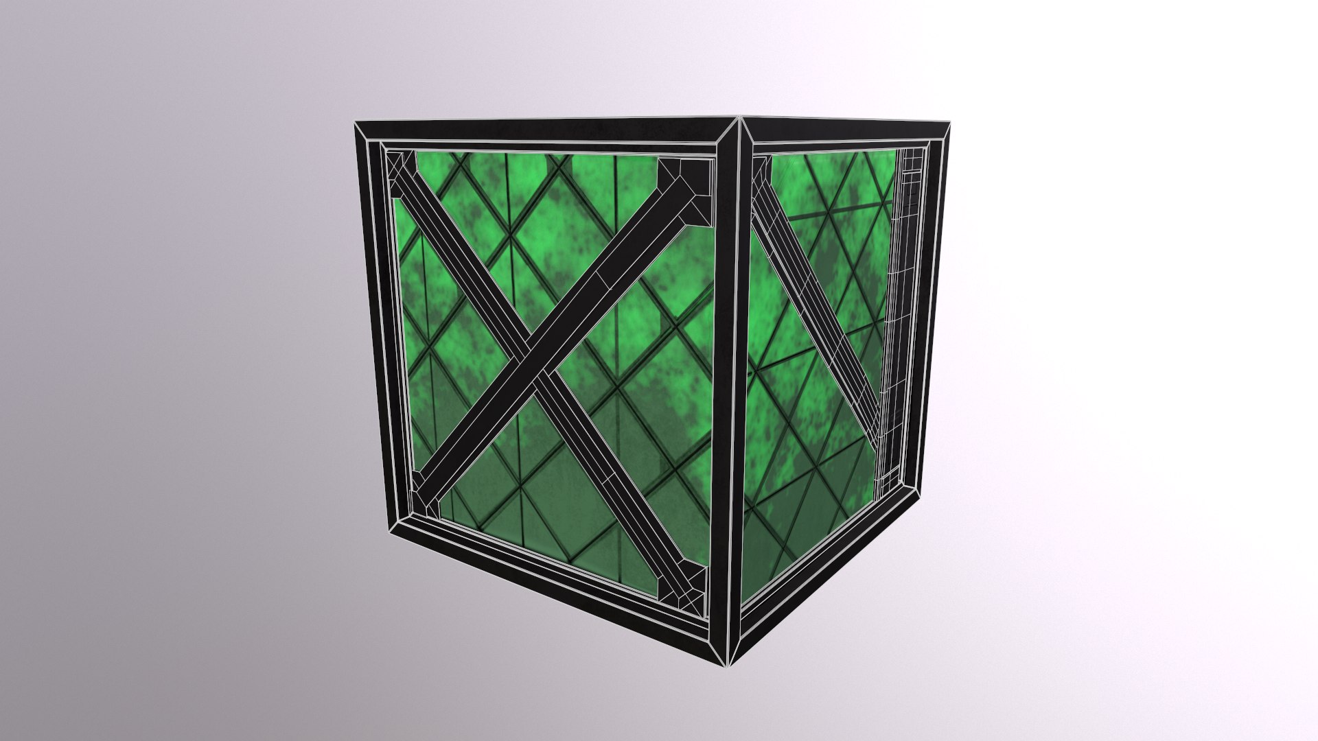 Box Valorant Green 3D Model - TurboSquid 2212838