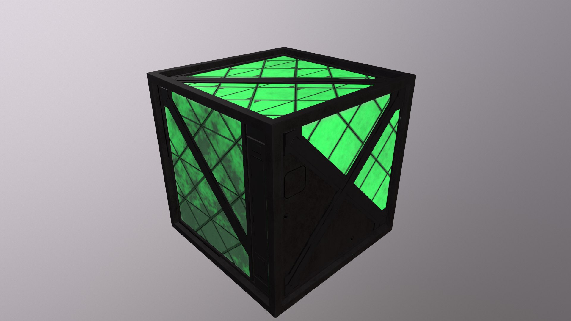 Box Valorant Green 3D Model - TurboSquid 2212838