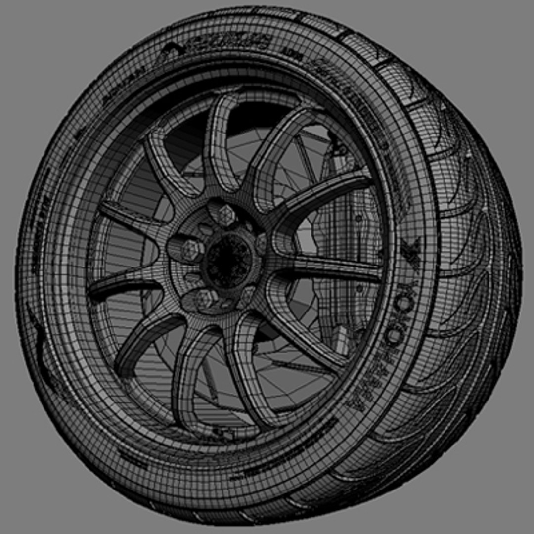 3d Model Wheel Work Emotion 11r