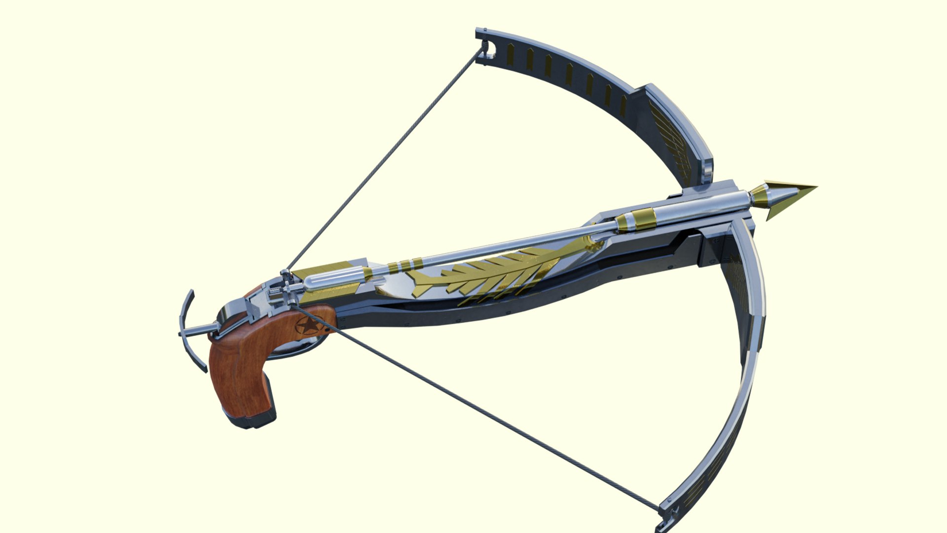 3D Crossbow Gun - Arrow Shooter Model - TurboSquid 1814158