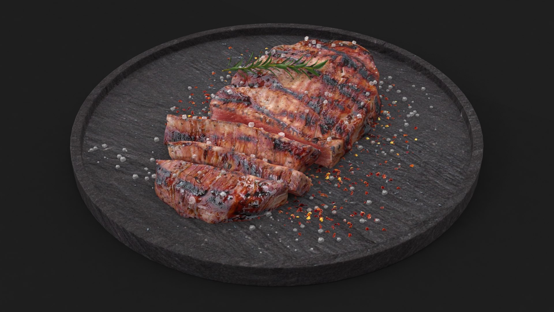 Steak 002 3D Model - TurboSquid 2133095