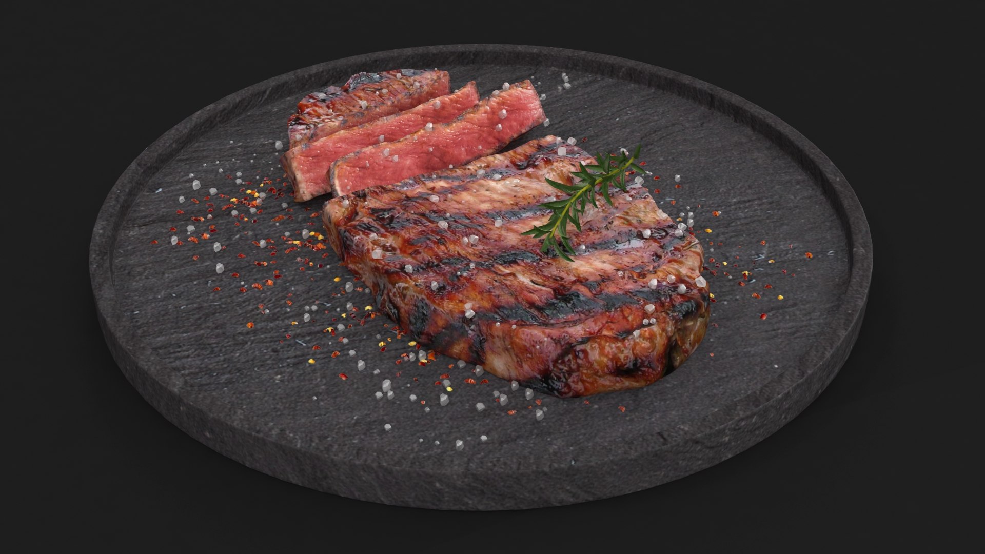 Steak 002 3D Model - TurboSquid 2133095