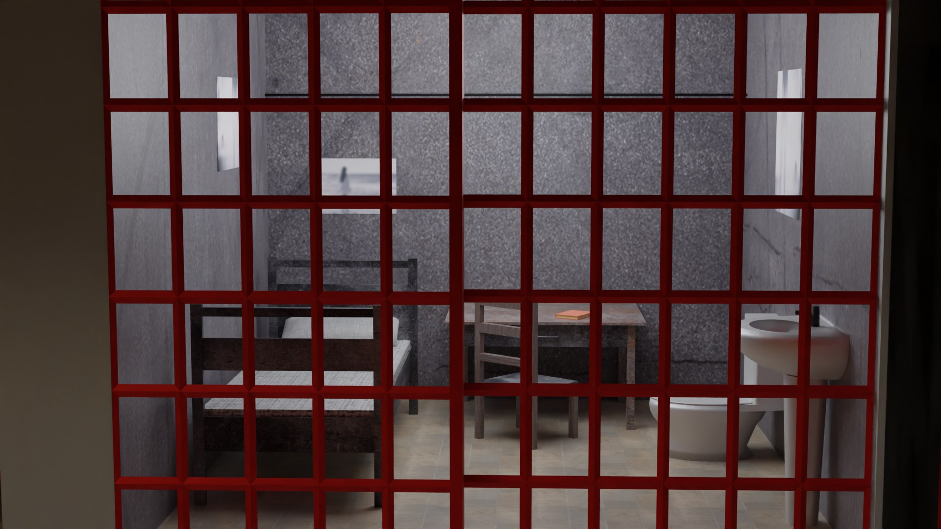 3D Prison Model - TurboSquid 1924166