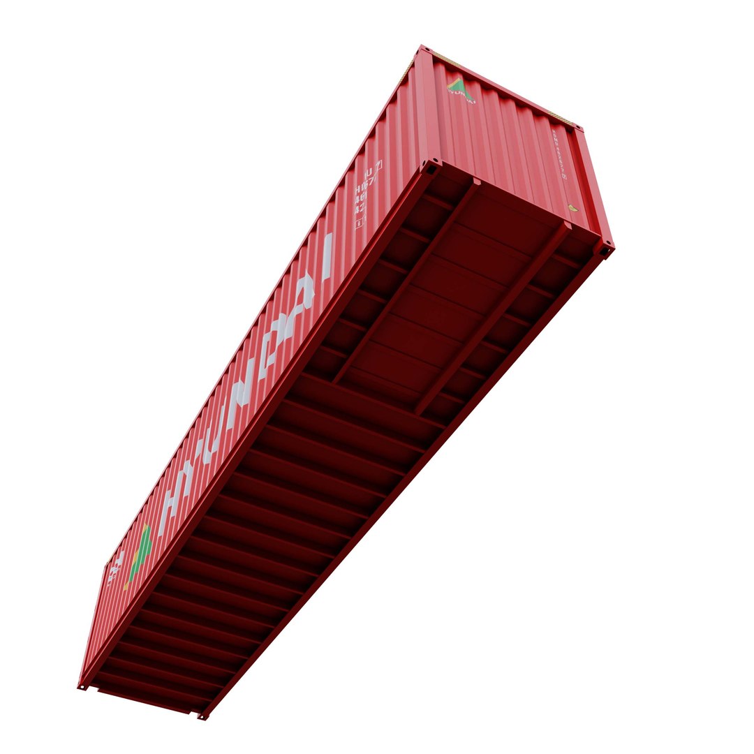 3D Container 40ft Model - TurboSquid 1500622