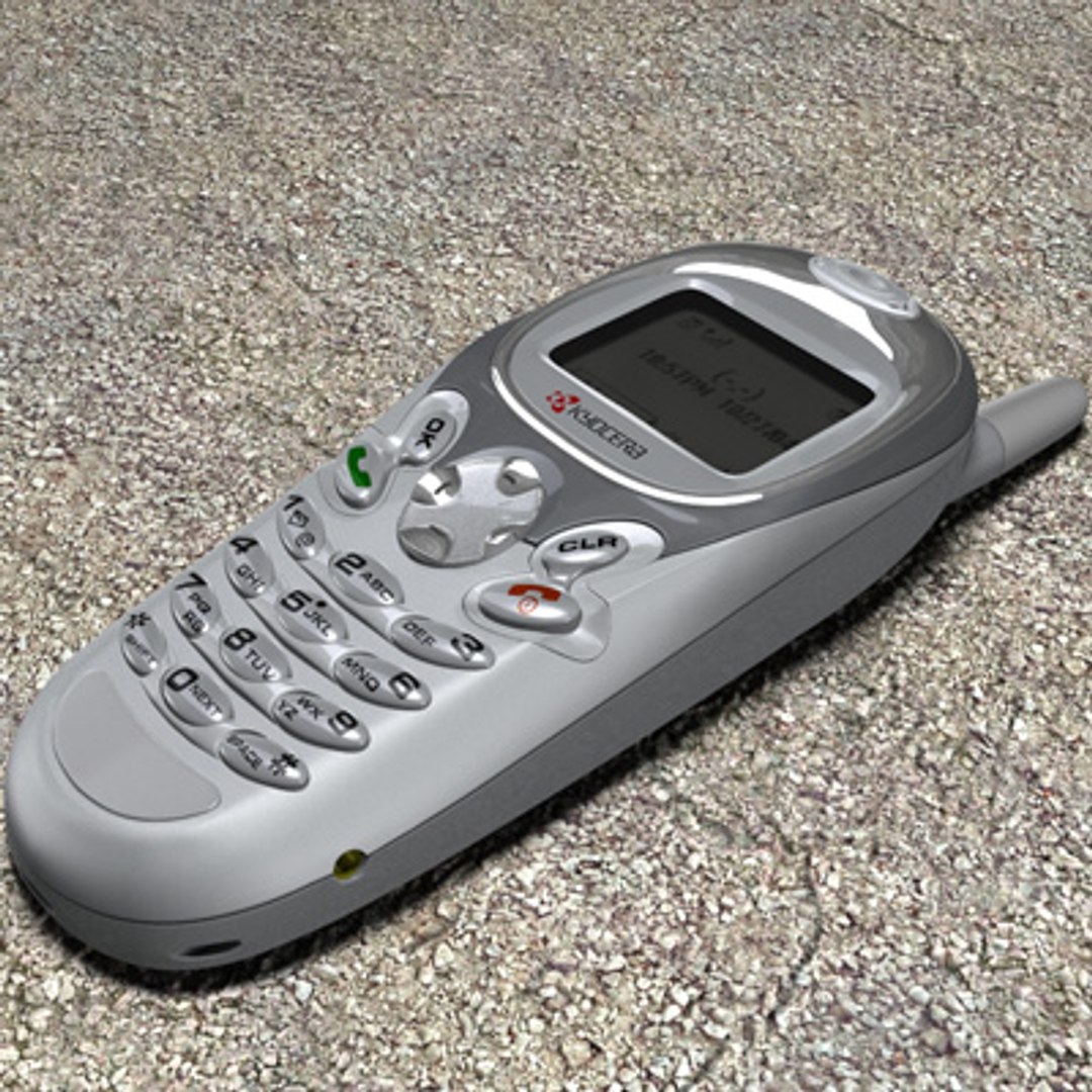 3d Model Of Kyocera Cell Phone