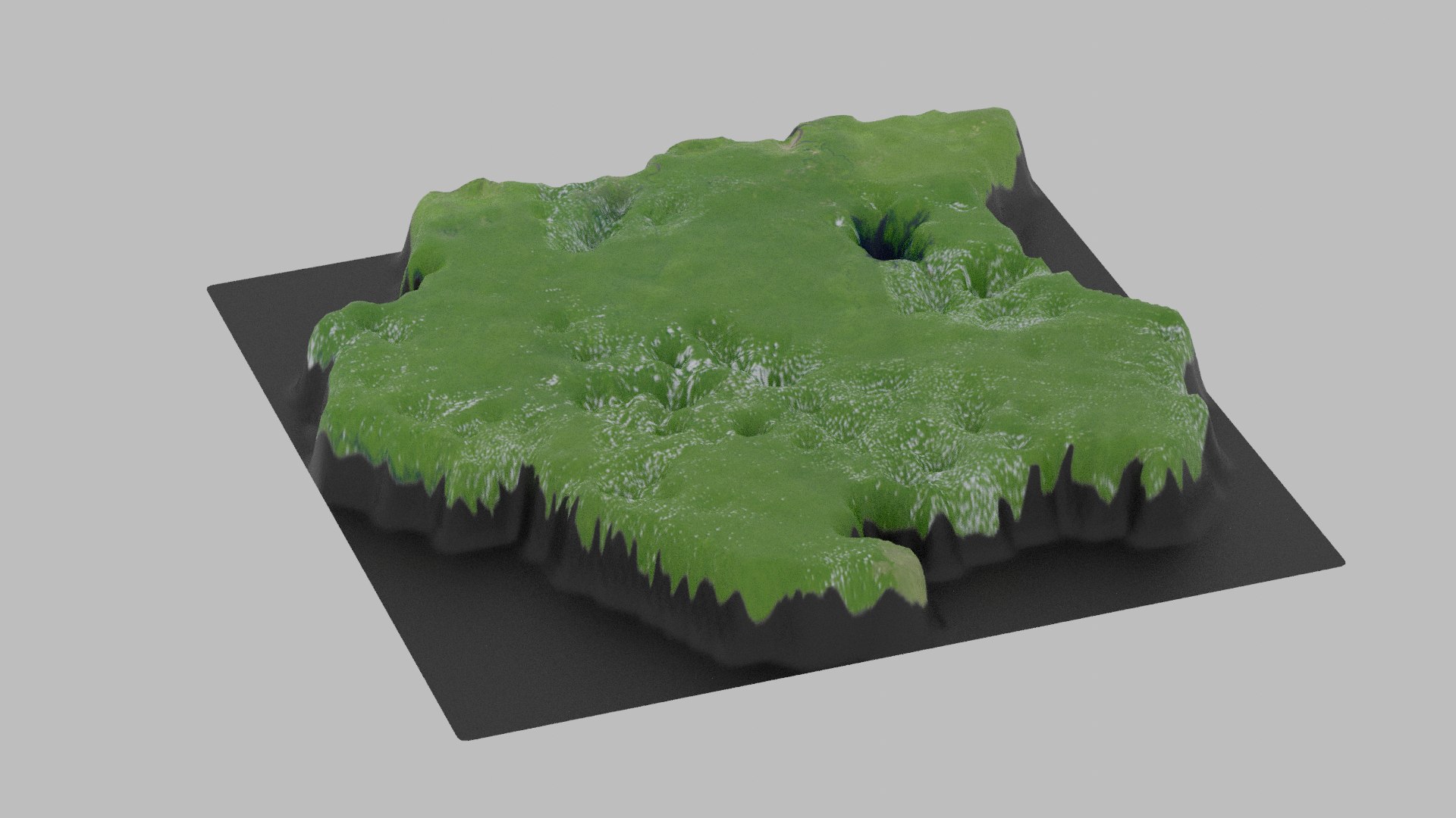 3D Model Suriname Map Country - TurboSquid 2076373