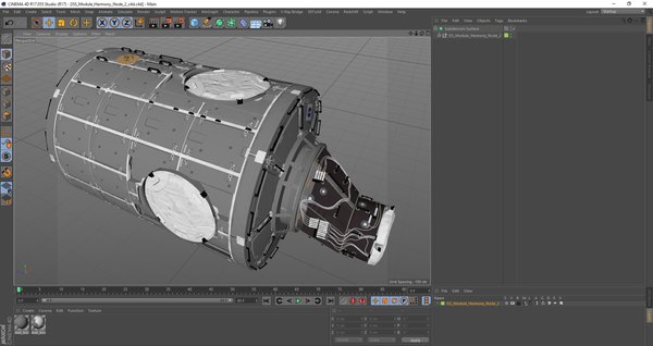 Iss module harmony node 3D model - TurboSquid 1513436