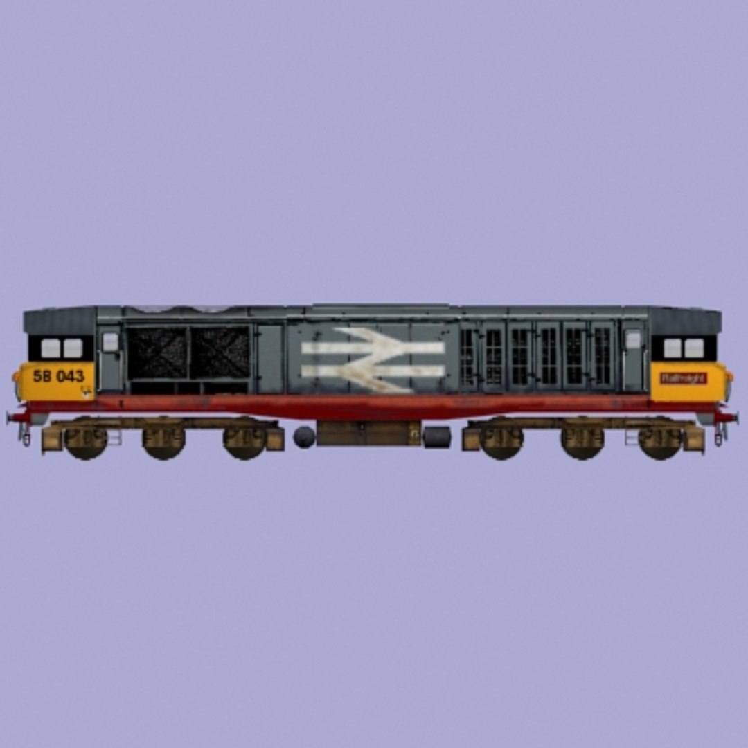 British Rail Class 58 3d Max