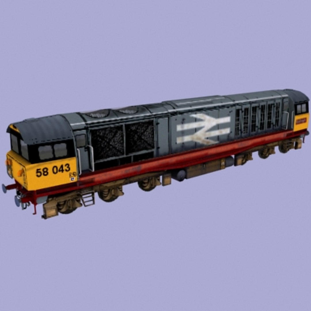 British Rail Class 58 3d Max