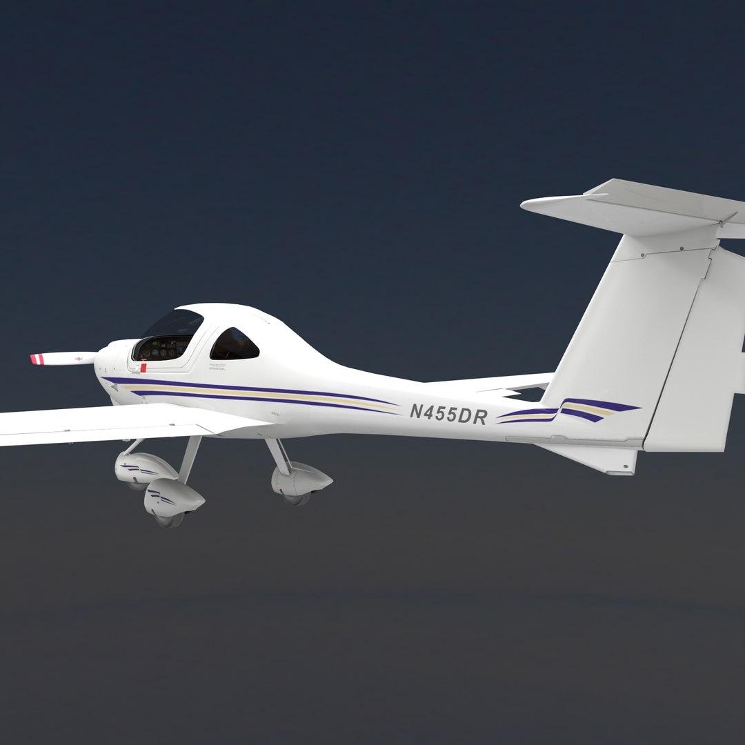 3d Plane Diamond Da20 C1 Model