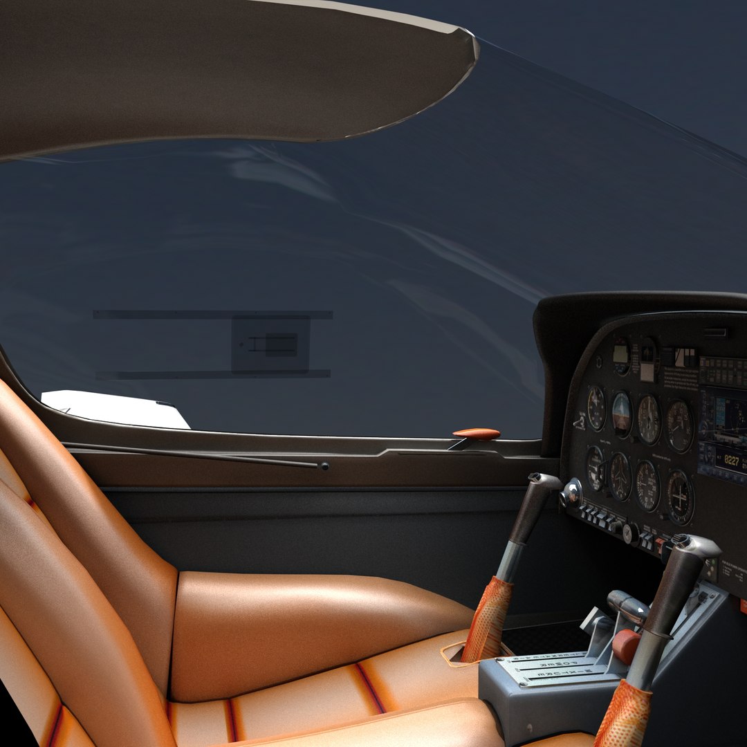 3d Plane Diamond Da20 C1 Model