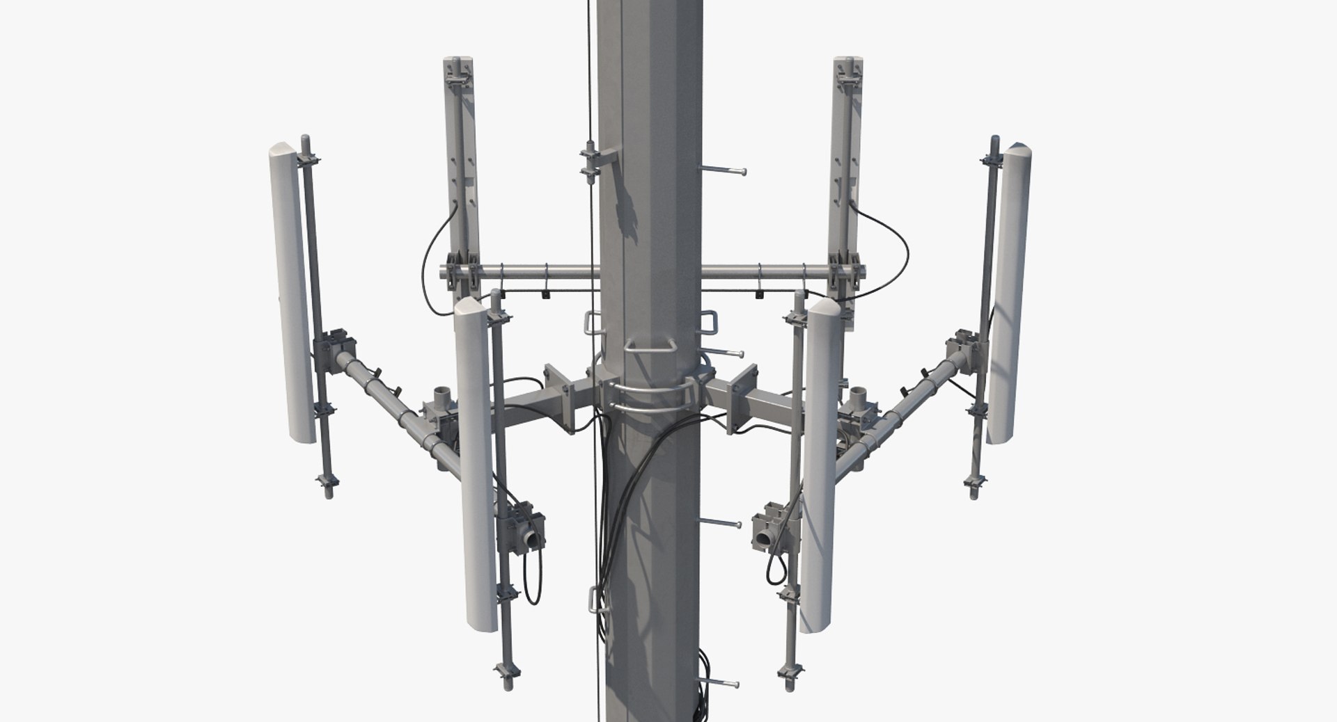 3D Cellular Tower Site Model - TurboSquid 1219492