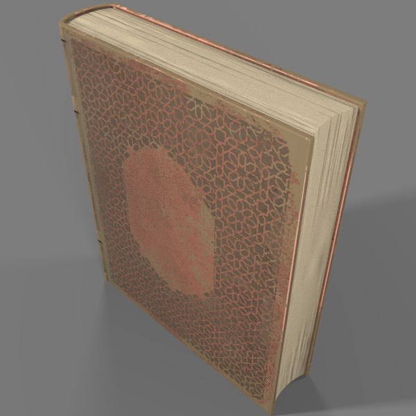 old book 3d model