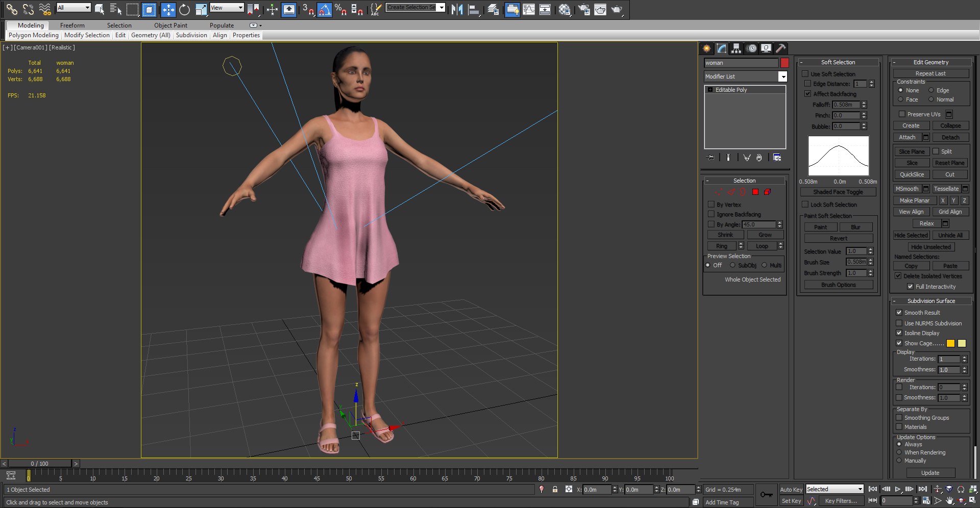 Female Dress Model - TurboSquid 1319537