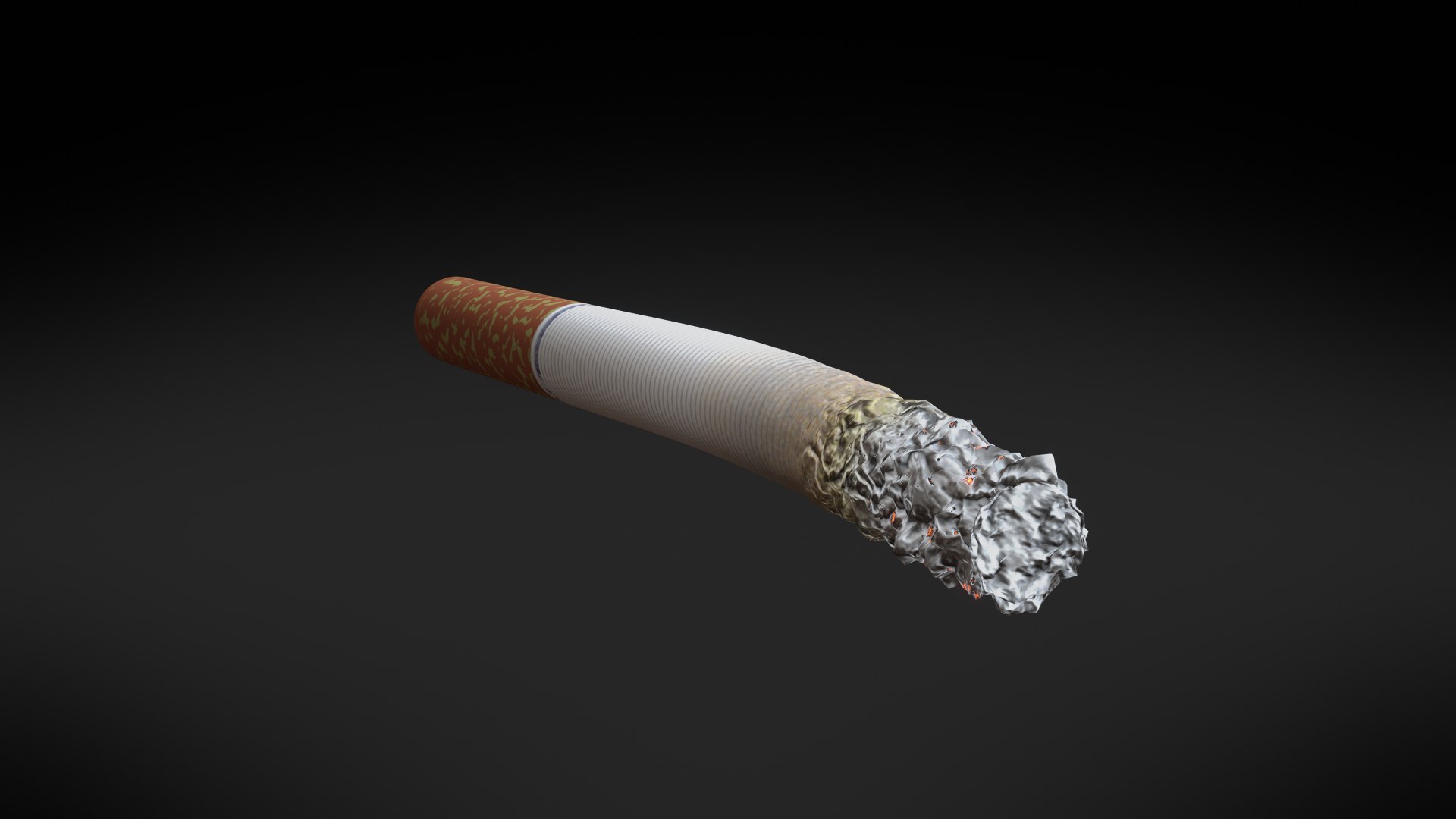 Generic Cigarette Burning Smoke 3D Model - TurboSquid 1696561