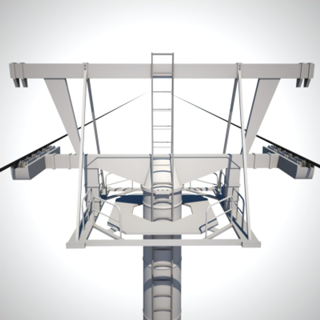 3d Cableway Cable Model