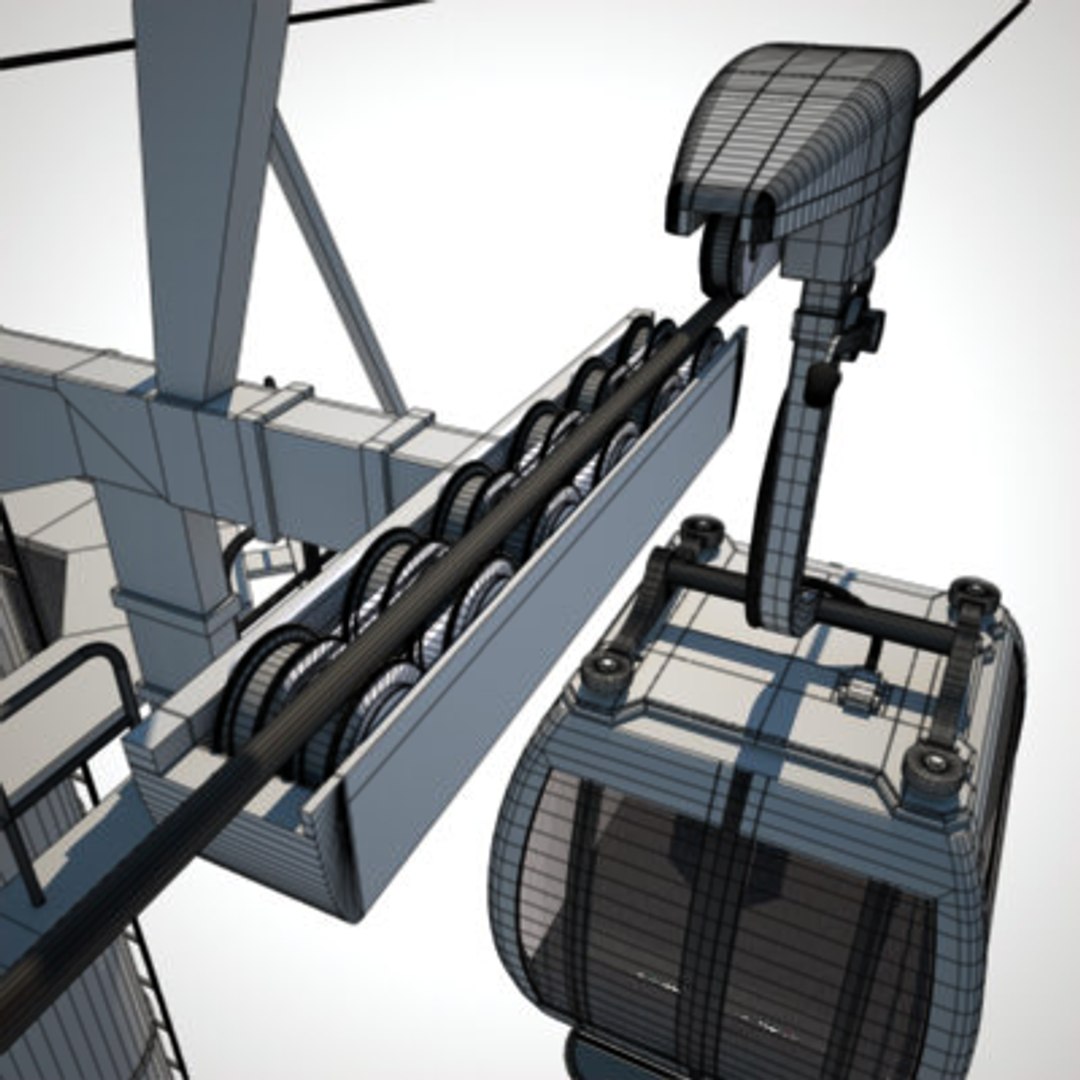 3d Cableway Cable Model